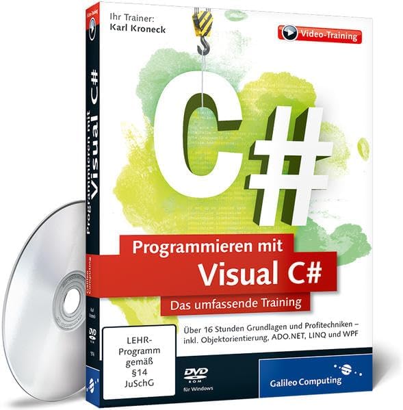 Programmieren mit Visual C# - Das umfassende Training : Kroneck, Karl: Amazon.de: Software