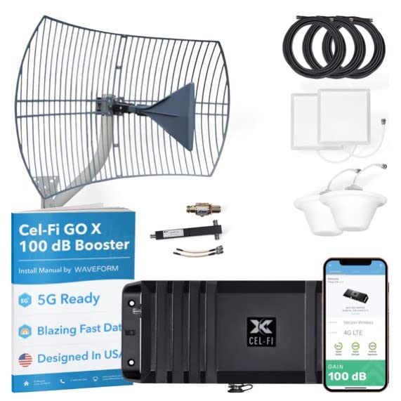 Amazon.com: CEL-FI GO X w/Grid Parabolic Antenna Bundle | Cell Phone ...