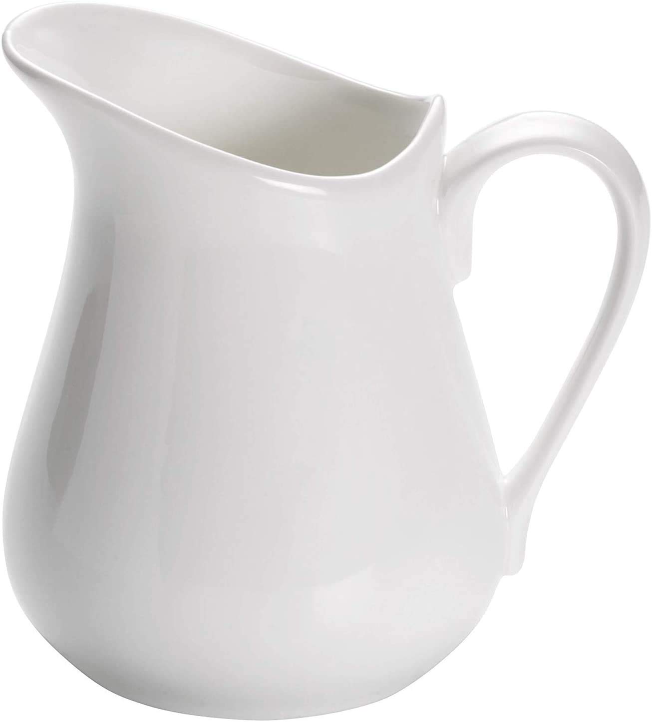 Glow Traditional Gravy Jug - 500ml White Ceramic Gravy Jug for Cream ...