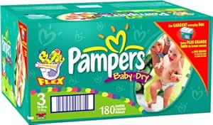 Pampers Baby Dry Diapers Size 3 180 Count Buy Online At Best Price