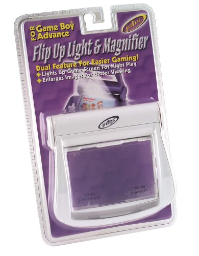 Amazon.com: Game Boy Advance Flip Up Light & Magnifier- White : Video Games