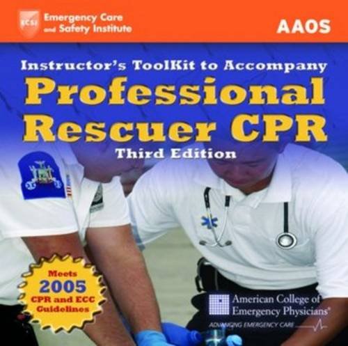 Professional Rescuer Cpr Instructor's Toolkit: 9780763743765: Medicine ...