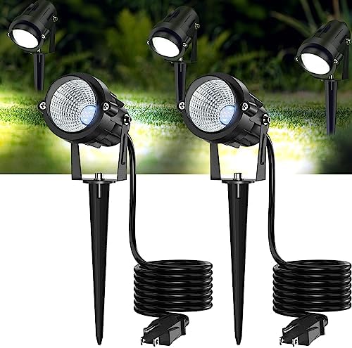 LED Landscape Spotlight Outdoor,IP65 Waterproof Garden Spotlights,5W AC ...