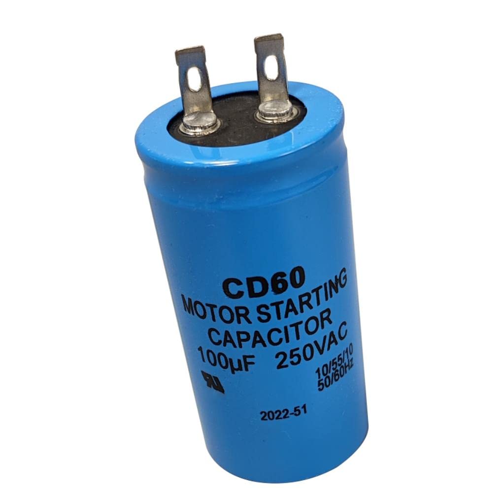 COCAPCO CD60 Motor Starting Capacitor 100uF 250VAC 100MFD 100 uF MFD ...