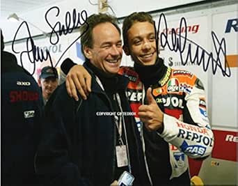 LIMITED EDITION VALENTINO ROSSI BARRY SHEENE SIGNED PHOTO + CERT MOTO ...