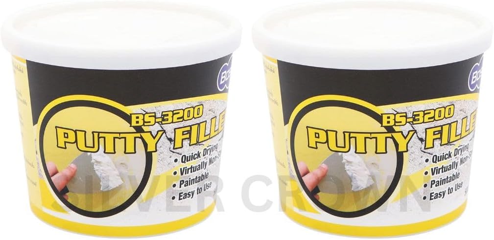 Bossil All Purpose Putty Filler - 2-Pack (500g Each) w/Scraper ...