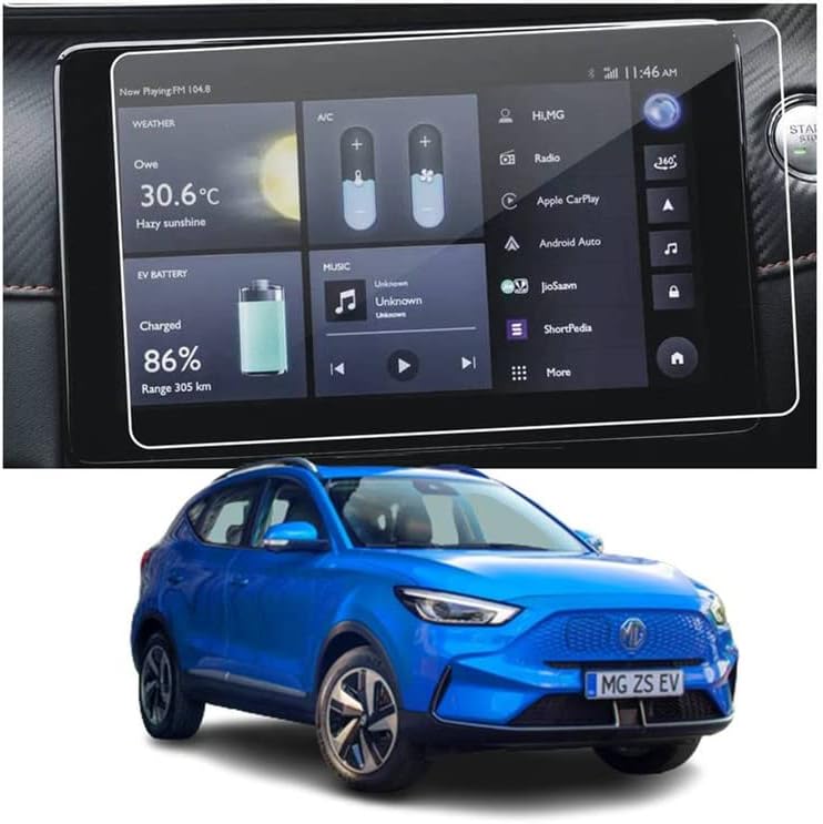 A.K.S.G. Screen Guard Compatible With MG ZS EV Facelift 10.1 Inch [2021 ...