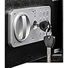 Genie Hand | Electronic Home Safe with Key and Combination Lock, High ...