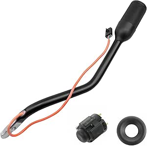 Amazon.co.jp: YOGOTEU シフトレバー、トランスミッションギヤシフターレバーとオーバードライブスイッチ F150 F350 ...