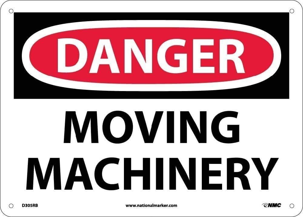 ACCUFORM NMC Danger, Moving Machinery, 10X14, (D305RB): Amazon.com ...