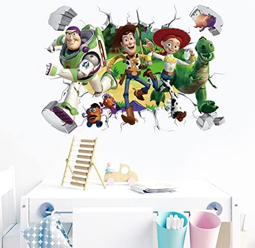 Toy Story Wall Stickers Kids Toy Story Wall Stickers 3D New Cartoon ...