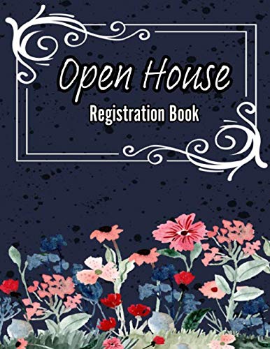 Amazon.com: Open House Registration Book: 400 Entries Registry & Log ...