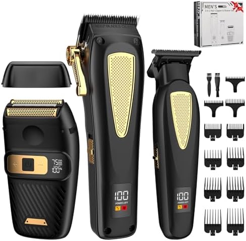 Amazon.com: Lanumi Professional 3 in 1 Hair Clipper and Trimmer Set Men ...
