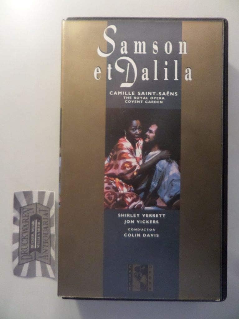 Samson Et Delila: Royal Opera House [VHS] : Sir Colin Davis, Jon ...