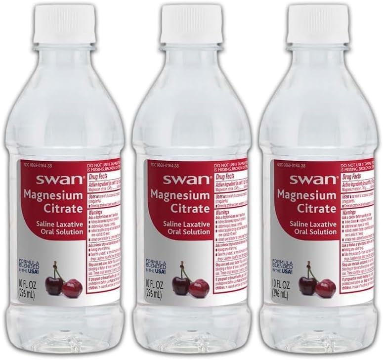 Amazon.com: Swan Magnesium Citrate Oral Solution Cherry Flavor Pack of ...