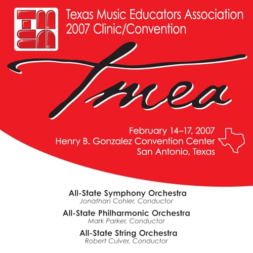 Amazon.com: 2007 Texas Music Educators Association (TMEA): All-State ...