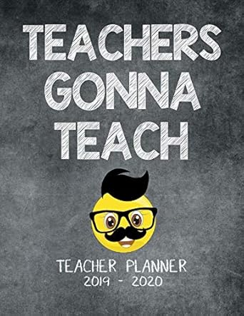 Teachers Gonna Teach: School Teacher Planner 2019 - 2020 an effective ...
