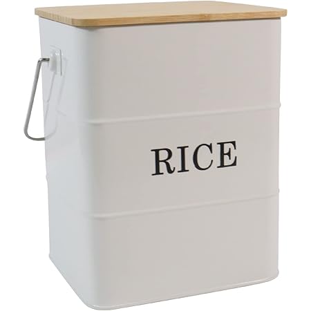 Amazon.com: Gdfjiy Rice Container Metal Rice Storage Bin, Rice Storage ...