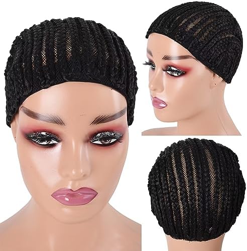 Amazon.com: Royota Braided Wig Cap For Crochet Hair Braids Breathable ...