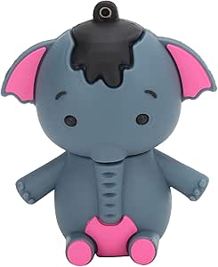 Amazon.com: USB Flash Drive, Cute Cartoon Elephant Shape Thumb Drive ...