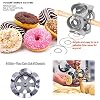 Amazon.com: FashionMall 2 set Metal Revolving Donut Cutter Maker ...