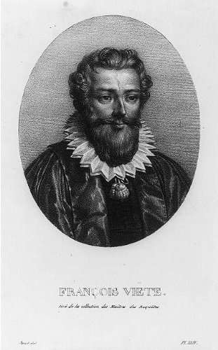 Francois Viete,1540-1603,French Mathematician,new algebra,lawyer by ...
