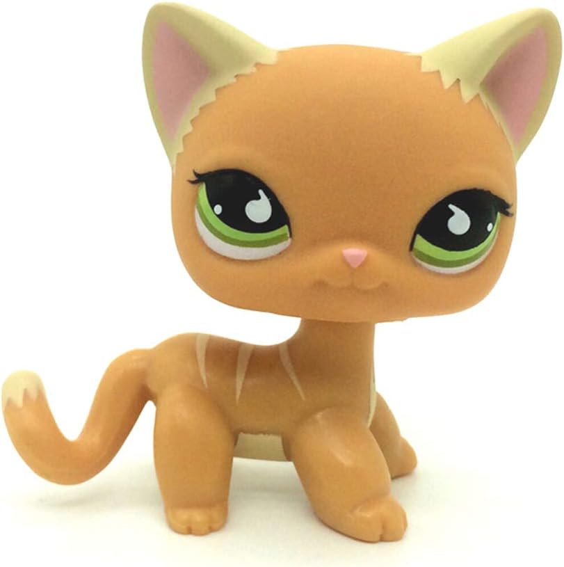 Amazon.com: CFCLLBR Rare Mini Pet Toys #525 Orange Short Hair Kitty Cat ...