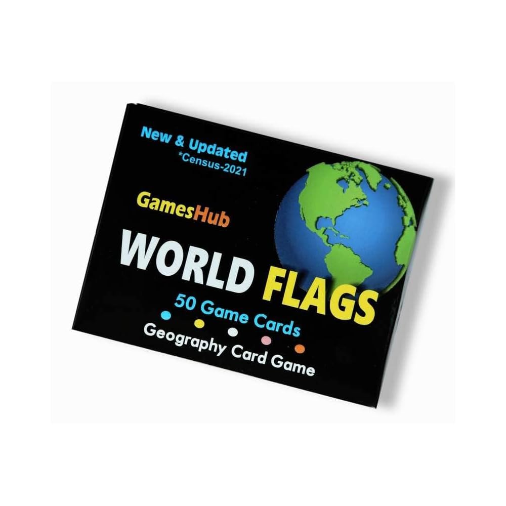 GAMESHUB 50 Countries Flags Flash Cards Game for Australia | Ubuy