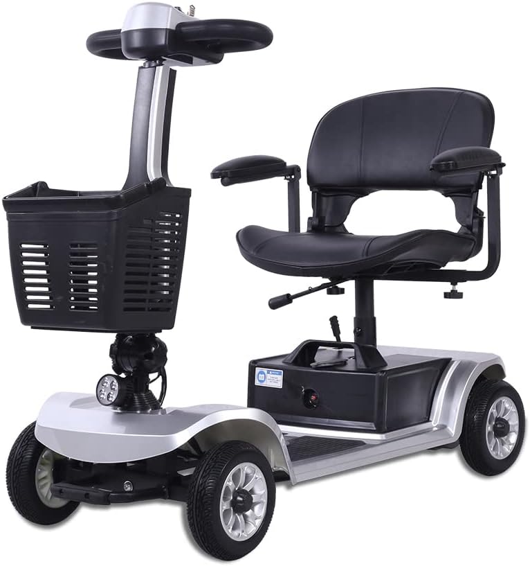 Amazon.com: eHoodax 4 Wheel Mobility Scooter with Big seat-Wheelchair ...