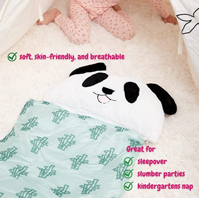 Nalexmi Kids Sleeping Bag, Animal Slumber Bags for Kids, Toddlers, Boys ...