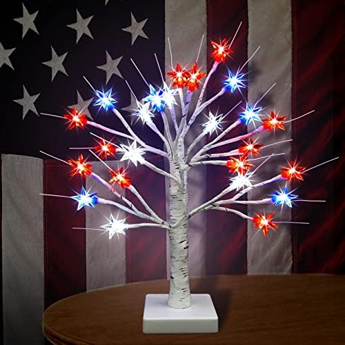Amazon.com: [Timer] 2 Pack 18 Inch 4th of July Patriotic Decorations ...