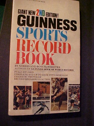 Guinness Sports Record Book ~ 2nd Edition: norris and ross mcwhirter ...