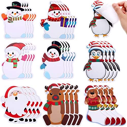 Amazon.com : 45 Pcs Christmas Sticky Notes Gingerbread Theme Notepads ...