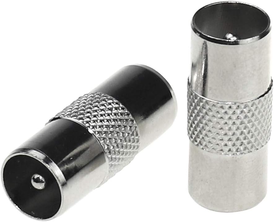 F Type Video Plug Adapter Push On Connector for Satellite Receiver ...