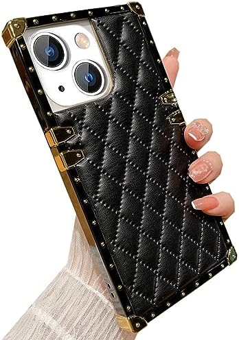 Amazon.com: Changjia for iPhone 15 Square Edge Case for Women, Cute ...