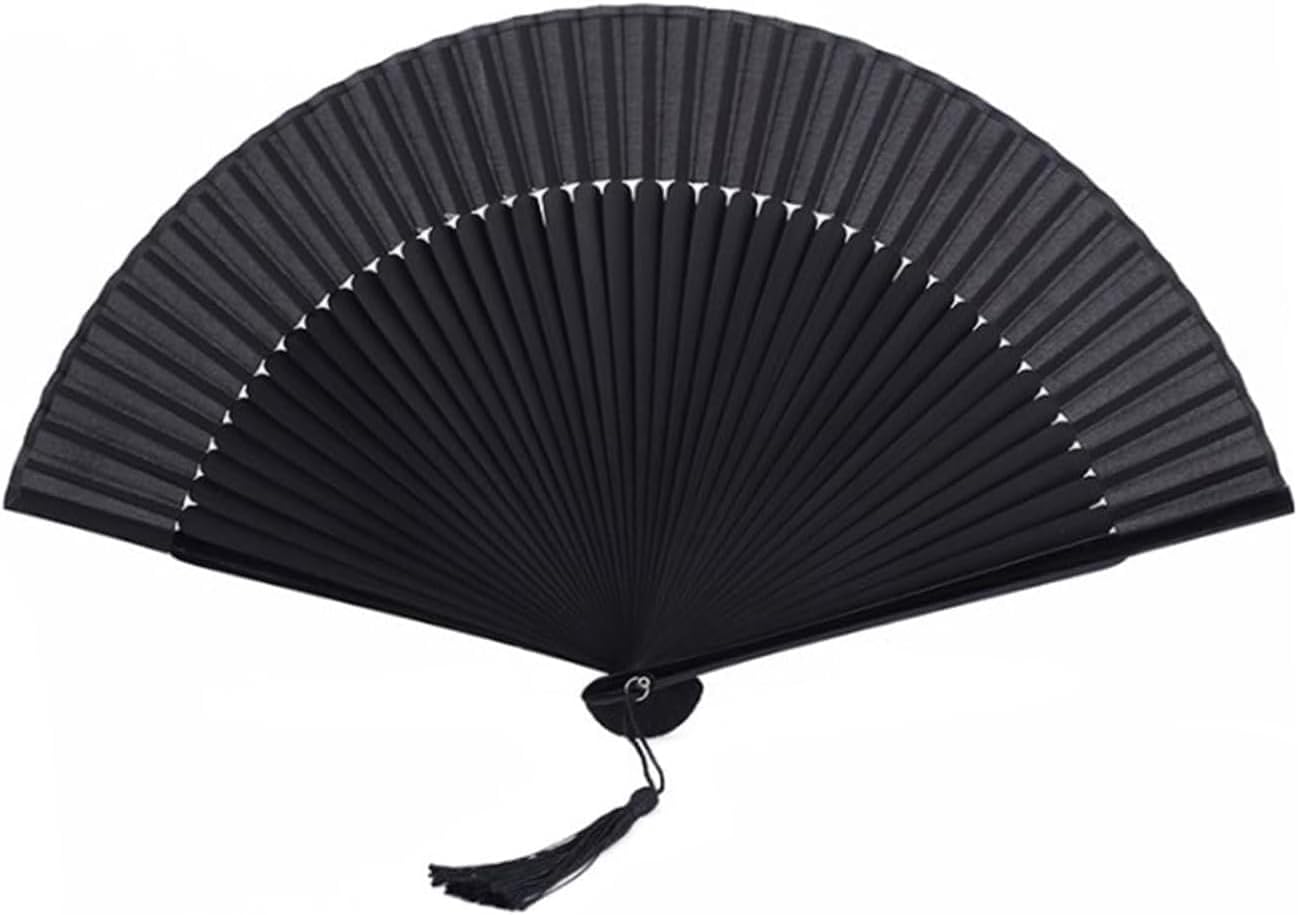 Amazon.com: Folding Fan Rave Hand Fan Chinese DIY Craft Fan with ...