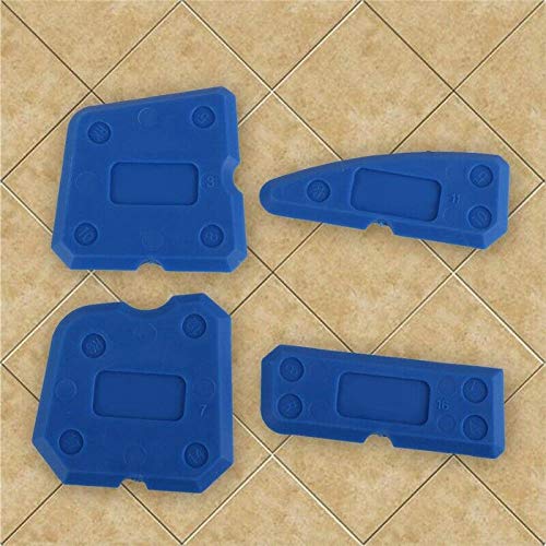 PRAV 2X(4 pcs Silicone Sealant Spreader Profile Applicator Tile Grout ...