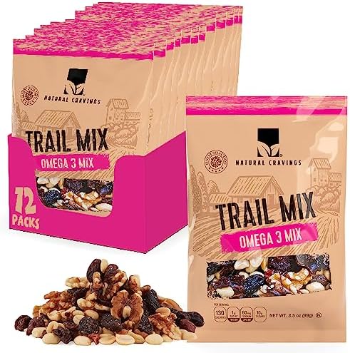 Amazon.com: Natural Cravings Trail Mix Snack Packs - Individual 3.5 oz ...