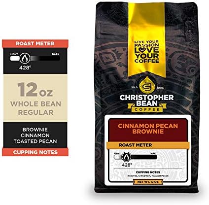 Amazon.com : Christopher Bean Coffee - Cinnamon Pecan Brownie Flavored ...