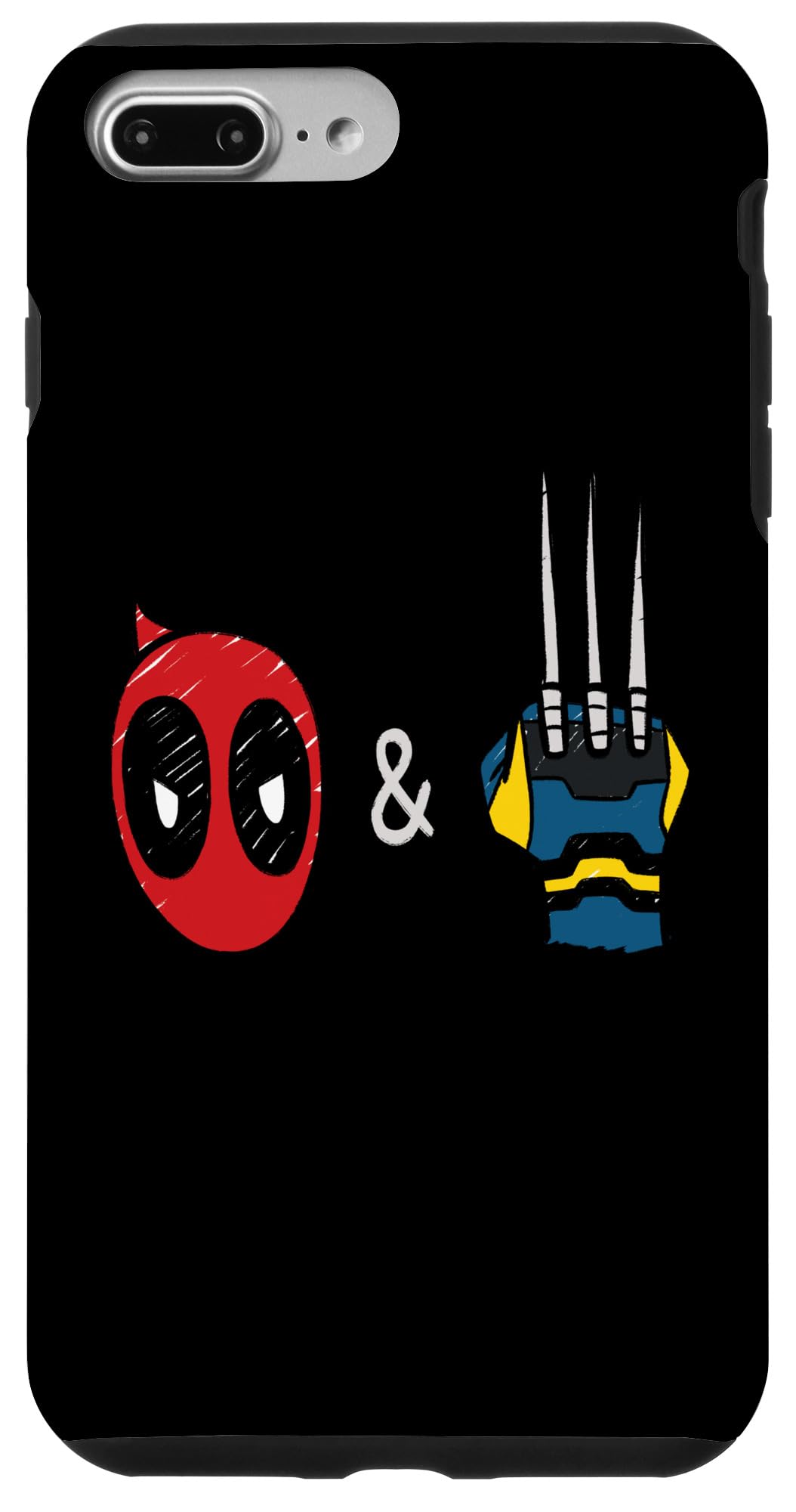 Amazon.com: iPhone 7 Plus/8 Plus Marvel Studios Deadpool & Wolverine ...