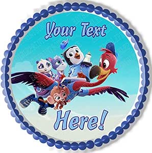 Amazon.com: TOTS - Edible Cake Topper - 7.5" round : Grocery & Gourmet Food