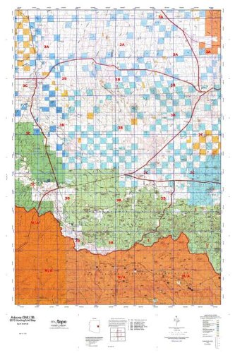 Arizona GMU 3B Hunt Area / Game Management Units (GMU) Map ...