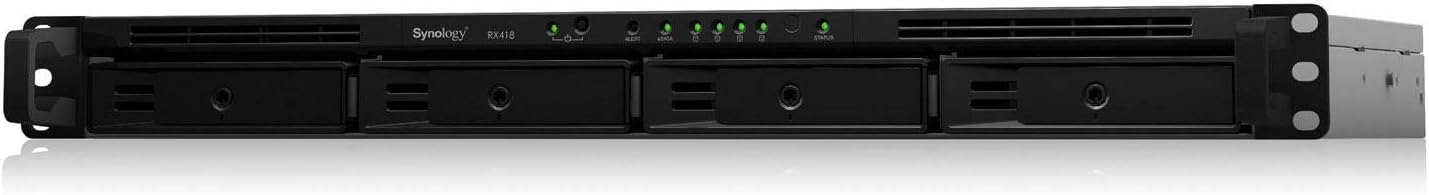 Amazon.com: Synology RX418 Rack (1U) Black Disk Array : Electronics