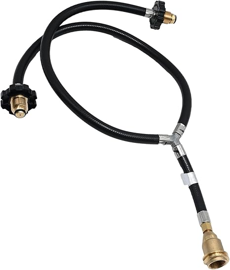 Amazon.com : Universal Y Type Splitter Propane Tank Converter Adapter ...