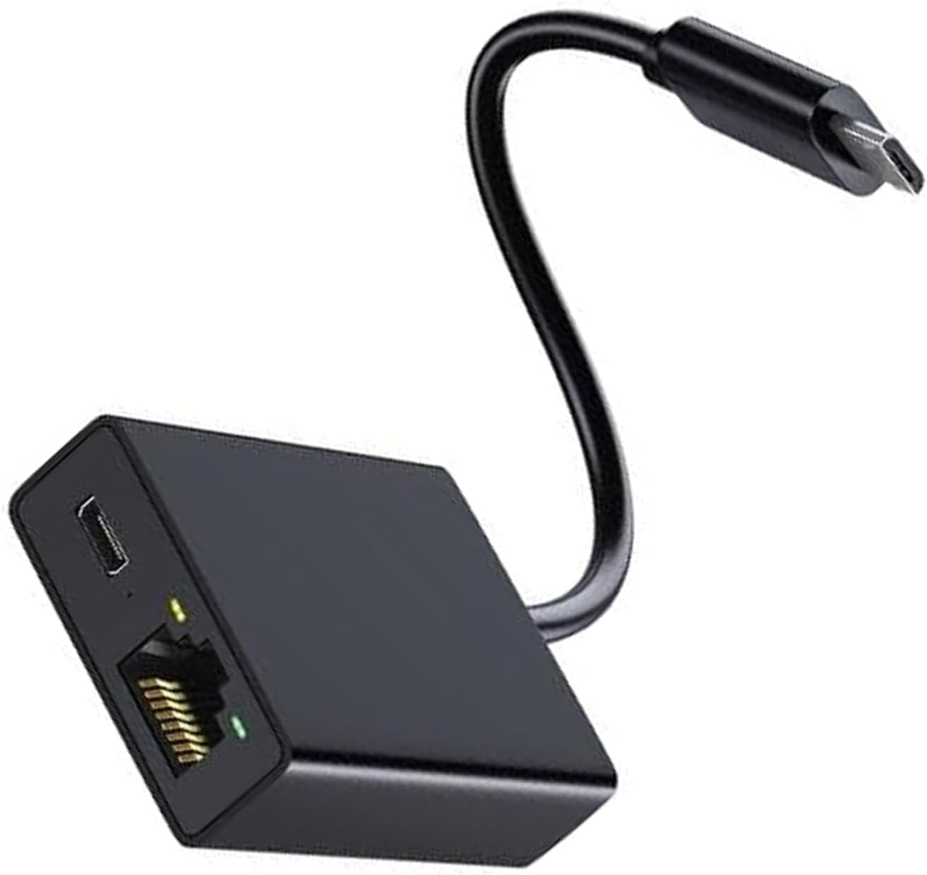 Compatible with Fire TV Stick, Micro USB to RJ45 Ethernet Adapter with ...