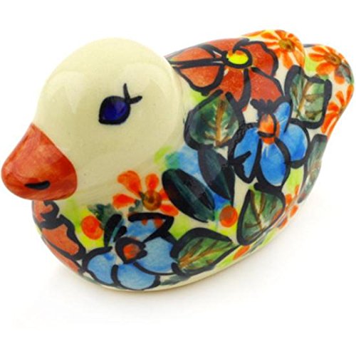 Buy Ceramika Bona H1751G Polish Pottery Ceramic Duck Figurine Hand ...