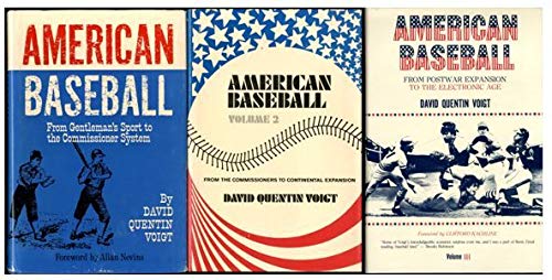 American Baseball; 3 volumes, complete: "From the Gentleman's Sport ...