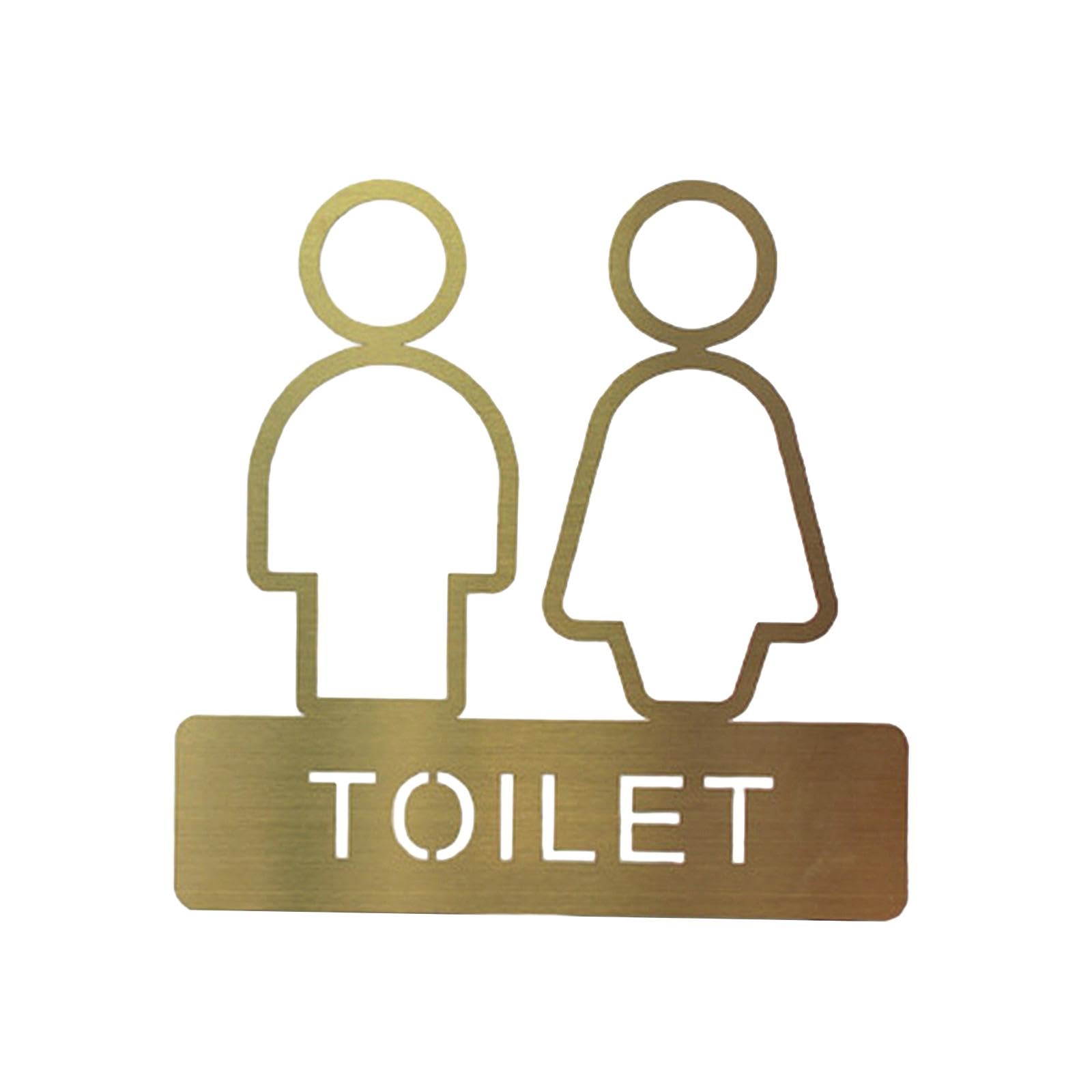 Letreros de inodoro, letreros de baño, decoraciones, señalización para ...