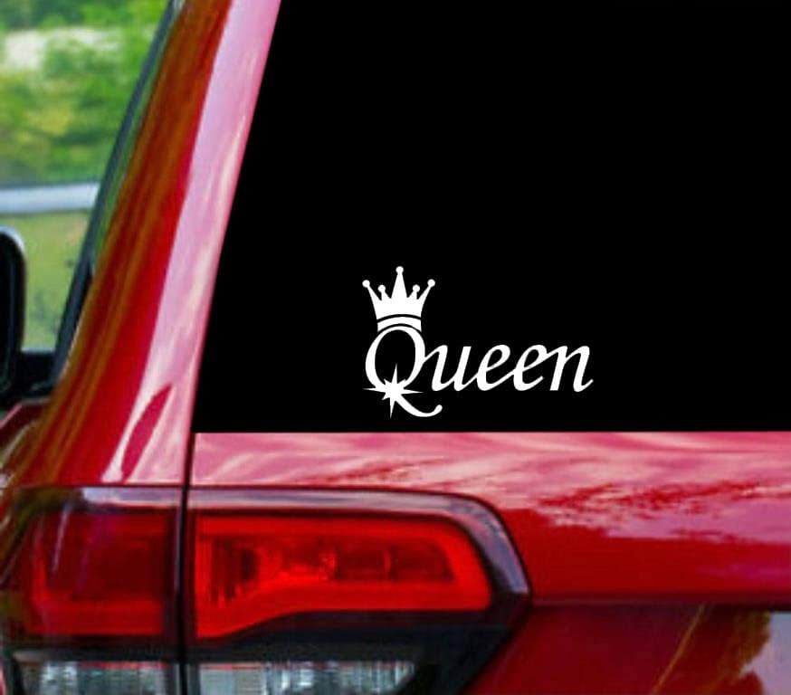 Amazon.com - Queen Crown Car Sticker Vinyl Decal Bumper Stickers for ...