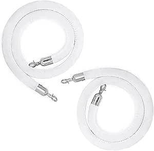 Amazon.com: Barrier 3/4/5/10Ft Orange Velvet Stanchion Rope, Blue Crowd ...